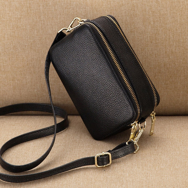 Kylethomasw Genuine Leather Small Ladies Crossbody Bags Female Casual ...